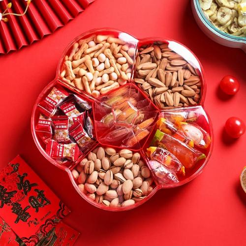 Jual Kotak snack box sekat/Tempat penyimpanan permen cemilan/Tempat kue ...