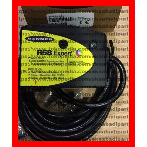 Jual R58 Expert R58ECRGB1 BANNER color sensor original authentic - Kota ...