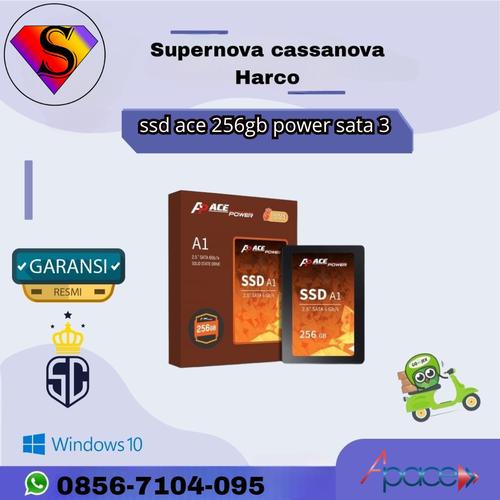 Jual ssd ace 256gb power sata 3 - Jakarta Pusat - Supernova Computer ...