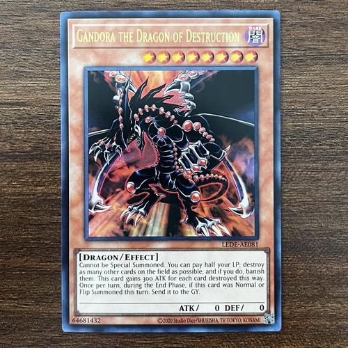 Jual YuGiOh Gandora the Dragon of Destruction LEDE Ultra - OCG AE Asian ...