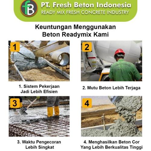 Jual MINI BETON Fresh Beton Indonesia K-300 FA ( Jabodetabek ) - Plant ...