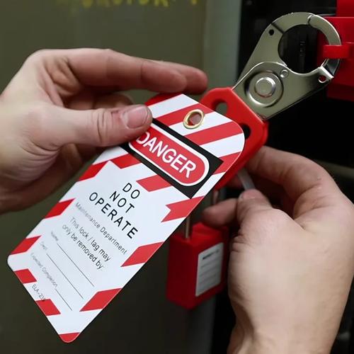 Jual Lockout TAGOUT KIT with Hasps, Loto Tags, Red Safety Padlocks ...