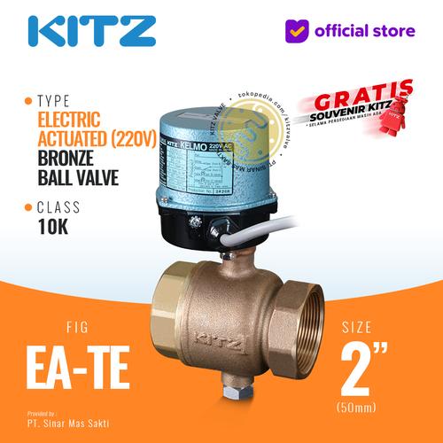 Promo Electric / Motorized Ball Valve Bronze KITZ Fig. EA-TE , 2" - 50A - 50mm , Drat / Screw ...