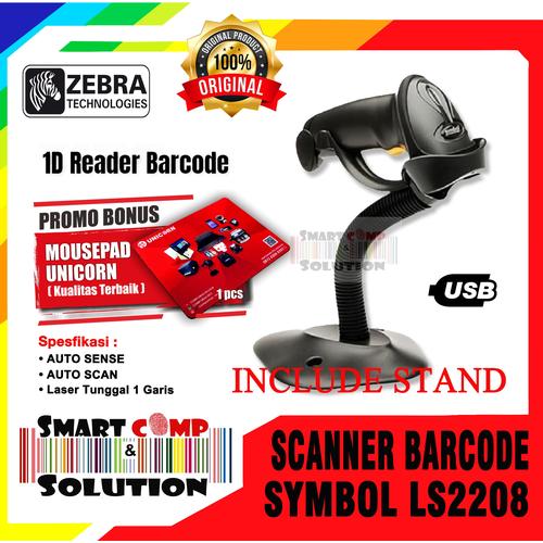 Jual BARCODE SCANNER ZEBRA SYMBOL LS2208 LS 2208 LS-2208 AUTOLASER ...