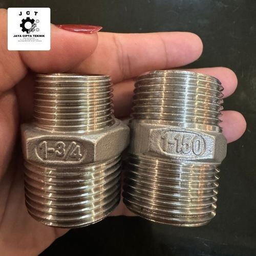 Jual Double Nepel Reducer Stainless SS304 2 1/2" inch SS304 - Jakarta ...