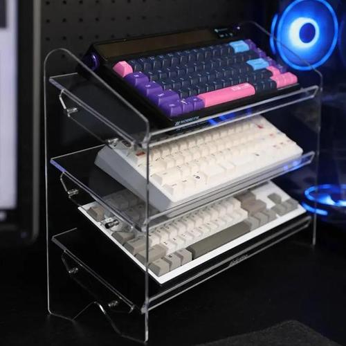 Jual Keyboard Display Stand Transparent Acrylic Computer Mechanical ...