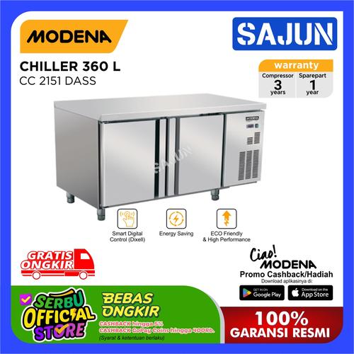 Promo Modena Kulkas Pendingin 360 Ltr / Undercounter Chiller - CC 2151 ...
