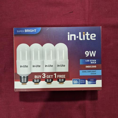 Jual INBS300 Lampu LED Stick Paket 9W Watt Multipack E27 Inlite - Kota ...