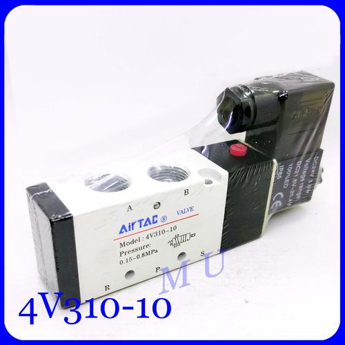 Jual Solenoid Valve Airtac 4V310-10, Single Coil 220VAC & 24VDC - DC ...
