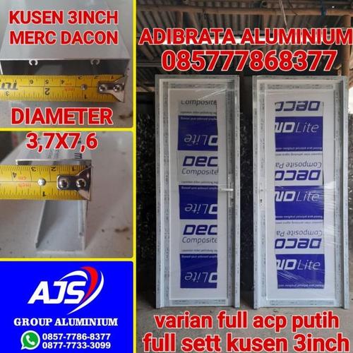 Jual pintu aluminium Merc dacon kombinasi full acp 80x200 - Putih - Jakarta Selatan - Ganesha ...