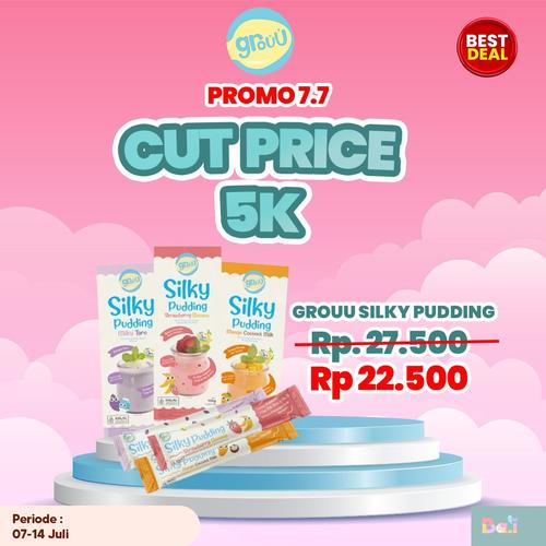 Jual Grouu Silky Pudding / Bubuk Pudding Lembut Bayi MPASI 100gr ...