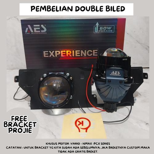 Jual BILED AES EXPERIENCE TURBO SE UPGRADE 2.5" INCH 60W FLAT CUT OFF ...
