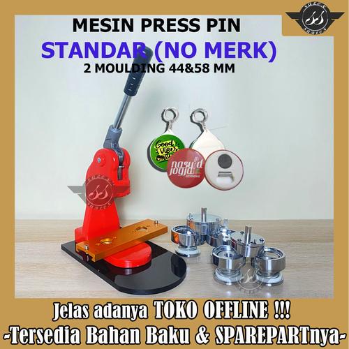 Jual Mesin Press Pin (2 Moulding 44 & 58) // Alat Cetak Pin Gantungan ...