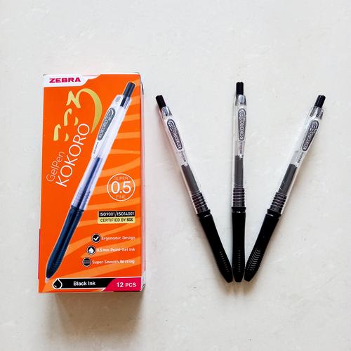 Jual pen/ pulpen/ pena Zebra Kokoro/ 0.5mm/ 1 pack isi 12 pcs - Jakarta ...