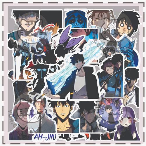 Jual (30 PCS) Sticker Anime/ Sticker Solo Leveling Glossy/ Solo ...