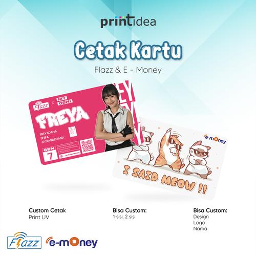 Jual Cetak Kartu Flazz BCA Gen 2 Mandiri Emoney Custom Gambar Foto ID Card - Jakarta Barat ...