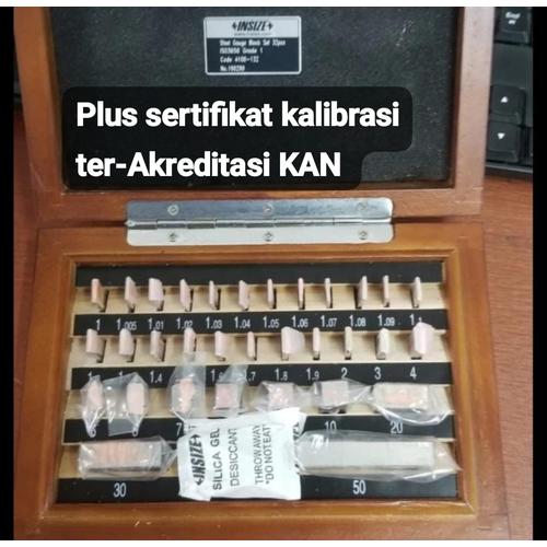 Jual Gauge Block INSIZE atau gage block Set 32 Pcs 4100-132 INSIZE ...