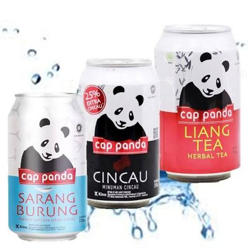 Jual CINCAU CAP PANDA SARANG BURUNG | LECI |GRASS JELLY KALENG 310 ML ...