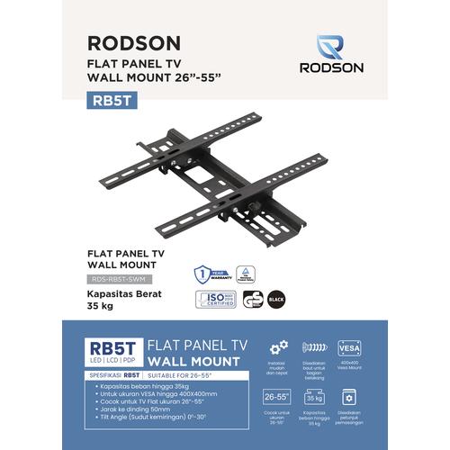 Jual Rodson RB5T Bracket TV Monitor 26 - 55" inch Tilt breket 29 31 32 ...