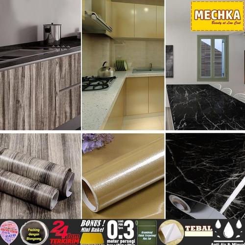Jual Mechka Pvc Sheet Sticker /50Cm I| Wallpaper Stiker Dapur Kitchen ...