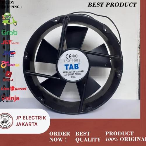 Jual Exhaust Fan Panel 8 Inch Bulat Cooling Fan XF22060HBL Ball Bearing ...