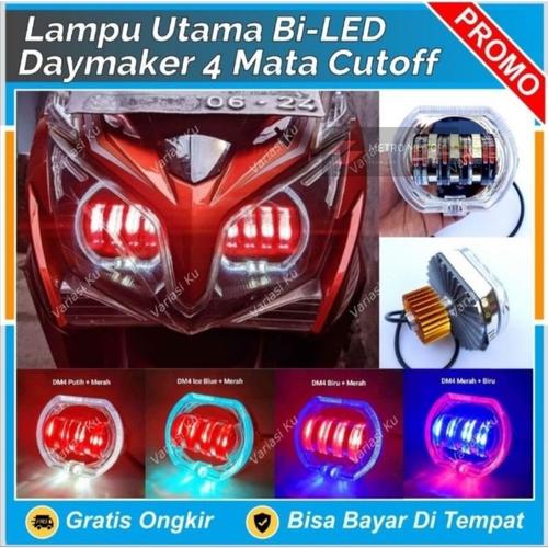 Jual Lampu Tembak Daymaker Biled Xcase Projie Biled 4 Lensa 8D Lampu ...