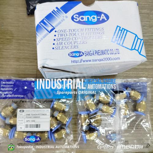 Jual SANGA GPC 1202 (∅12mm×1/4") One-touch fitting Series GPC ORIGINAL ...