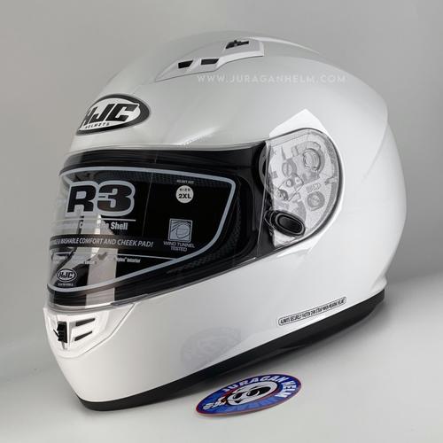 Promo HJC CS-R3 WHITE FULL FACE - XXL - Jakarta Barat - Juragan Helm ID ...