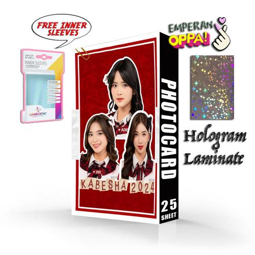 Jual [2 Sisi ] Photocard JKT48 Kabesha Selca Isi 25Pcs - - EmperanOppa | Tokopedia