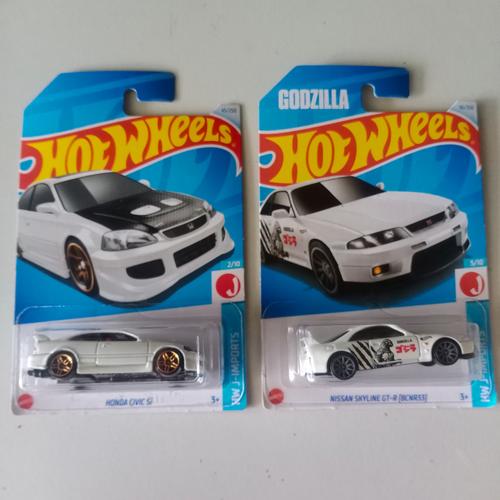 Jual hot wheels civic si putih dan nissan r33 godzilla - Kota Bandung ...