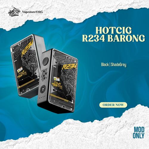 Promo HOTCIG R234 SHADE GREY & BLACK BARONG EDITION BOXMOD DUAL BATTERY ...