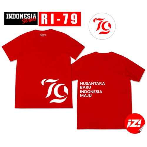 Jual Kaos | TSHIRT INDONESIA | HUT RI ke 79 Indonesia | Desain Depan ...