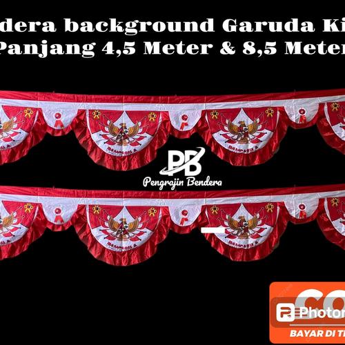 Jual Bendera Umbul Umbul Background Garuda 10 Gelombang - Garuda ...