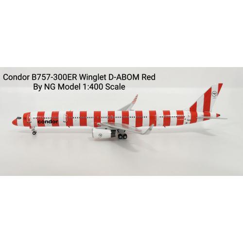 Jual Condor B757-300ER Winglet D-ABOM Red By NG Model 1:400 Scale ...