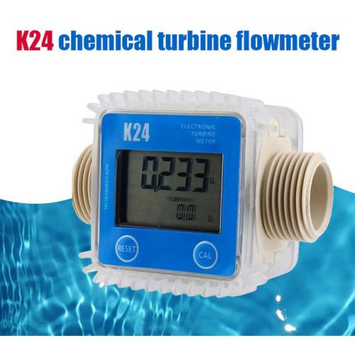 Jual Flow Meter Air / Alat Digital Turbine Flowmeter Untuk Air / Flow ...
