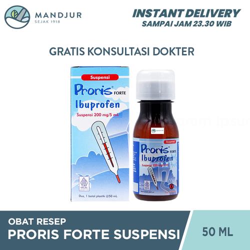 Jual Proris Forte Suspensi 50 mL / Penurun Demam / Pereda Nyeri ...