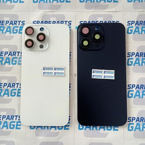 Jual BACKDOOR / PENUTUP BELAKANG FOR IPHONE 15 PRO MAX - WHITE TITANIUM ...