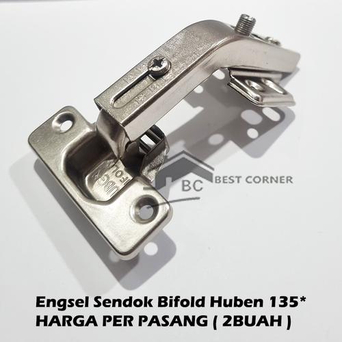 Jual Engsel Huben Bifold / Bivold 135 Derajat / Engsel Sendok Sudut ...