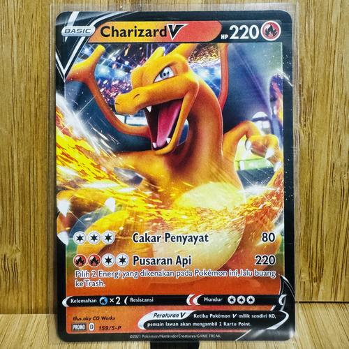 Jual Charizard V promo limited 159/s-p Kartu pokemon indonesia tcg card ...
