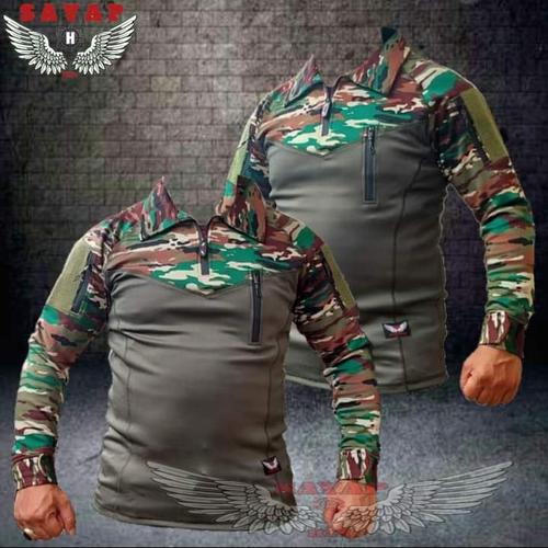 Jual BAJU BDU LORENG ARMMY LENGAN PANJANG, BAJU KAOS BDU TARTICAL PRIA ...