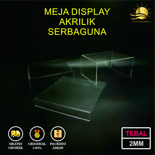 Jual Meja Display Figure Serbaguna Akrilik Acrylic - 20 x 2.5 - Kab ...