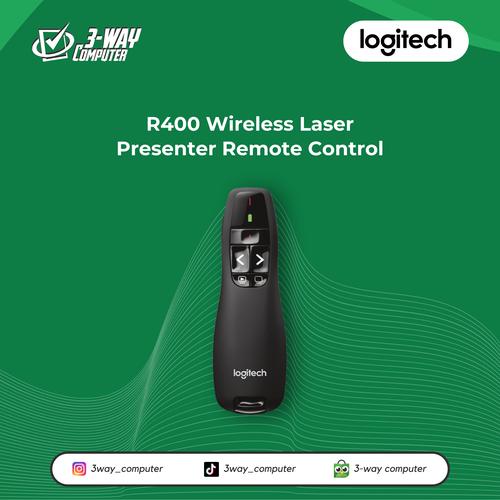 Jual Logitech R400 Wireless Laser Presenter Remote Control - Kota ...