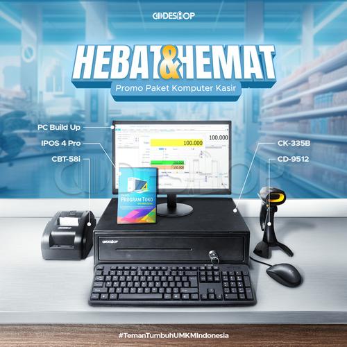 Jual Peralatan Kasir Lengkap Paket Komputer Kasir Komputer+ Scanner ...