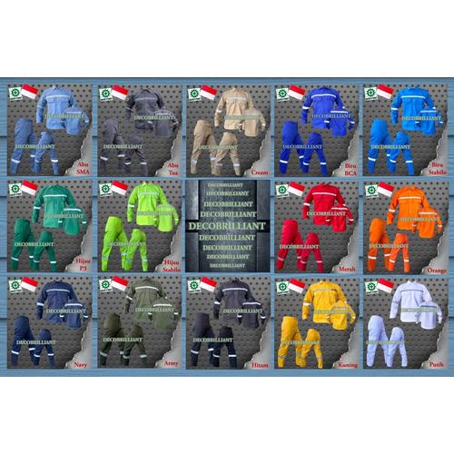 Jual Setelan Wearpack Safety / Setelan Kemeja dan Celana Safety ...