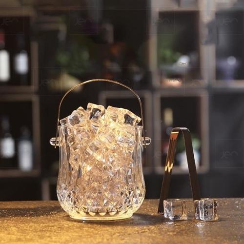 Jual Bar Ice Bucket Glass Crystal 1L / Keranjang Es Storage Serbaguna ...