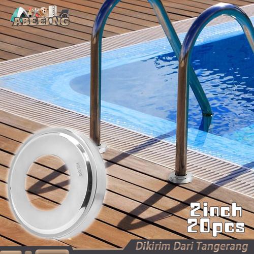 Jual isi 20 Tutup Dop Pipa Bulat 2 Inch SUS 201 Ornament Pagar Stenlis ...