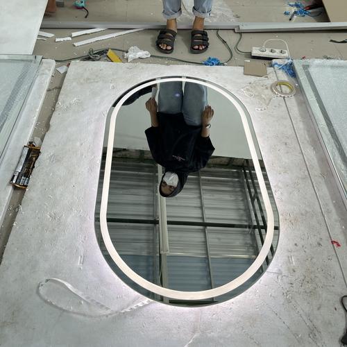 Jual Cermin Dinding LED Touchscreen ukuran 60 x 180 | Cermin Aesthetic ...