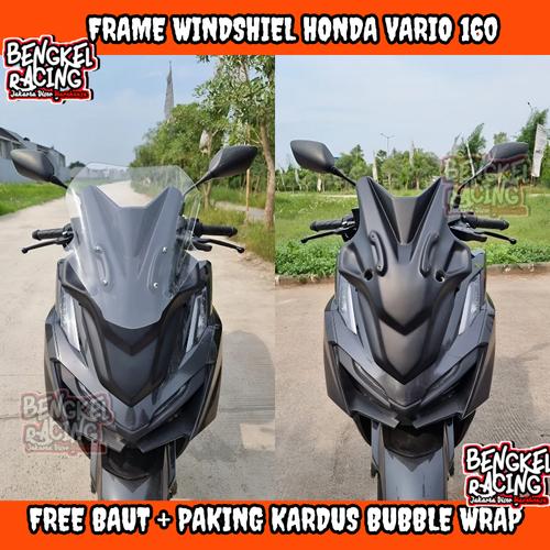 Jual Frame Windshield Vario New 160cc. Tameng Depan Vario 160, Kedok ...