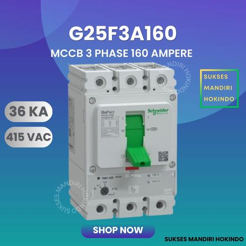 Jual MCCB 3 Phase 160 Ampere 3P 160A Circuit Breaker 3 Pas 160 Amper ...