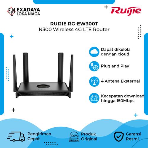 Jual Ruijie RG-EW300T , N300 Wireless 4G LTE Modem Router Reyee ...